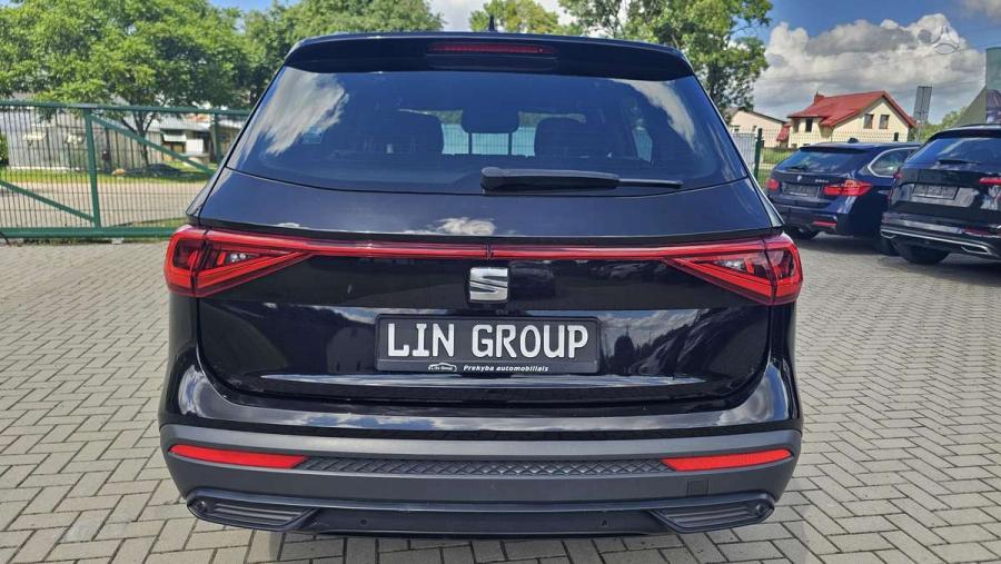 Black SEAT Tarraco 2021 in Prienai, with an engine capacity of 1.50 L and mileage of 227 thousand km for 17999 €, photo 7 on AUTOMOTO.COM.LV