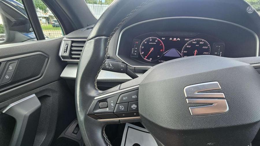 Black SEAT Tarraco 2021 in Prienai, with an engine capacity of 1.50 L and mileage of 227 thousand km for 17999 €, photo 15 on AUTOMOTO.COM.LV