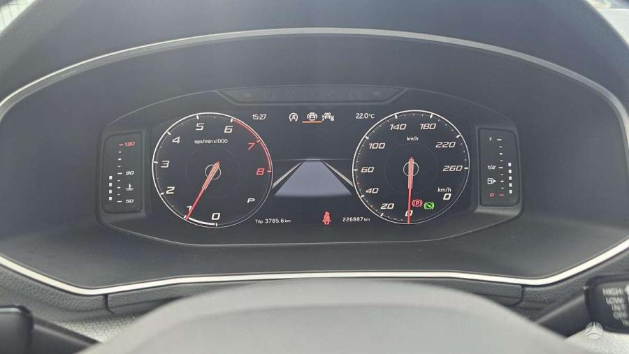 Black SEAT Tarraco 2021 in Prienai, with an engine capacity of 1.50 L and mileage of 227 thousand km for 17999 €, photo 19 on AUTOMOTO.COM.LV