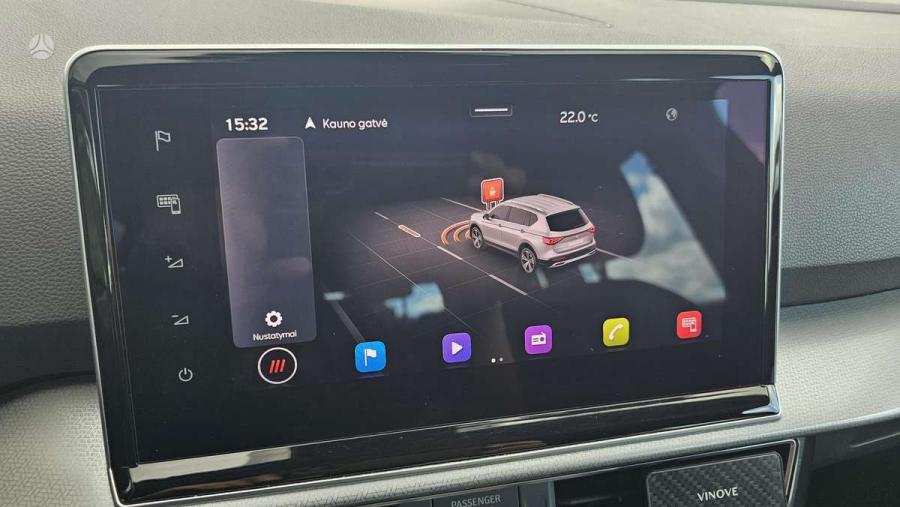 Black SEAT Tarraco 2021 in Prienai, with an engine capacity of 1.50 L and mileage of 227 thousand km for 17999 €, photo 25 on AUTOMOTO.COM.LV