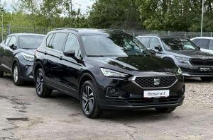 Черный Сеат Tarraco 2021 в Вильнюс, объемом двигателя 1.50 л и пробегом 200 тыс. км за 16990 €, фото  на AUTOMOTO.COM.LV