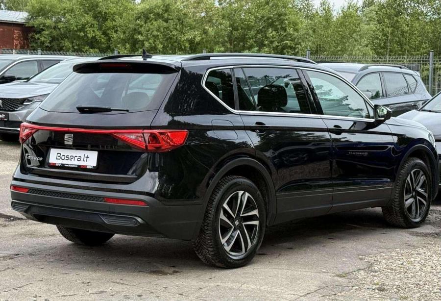 Black SEAT Tarraco 2021 in Vilnius, with an engine capacity of 1.50 L and mileage of 200 thousand km for 16990 €, photo 8 on AUTOMOTO.COM.LV