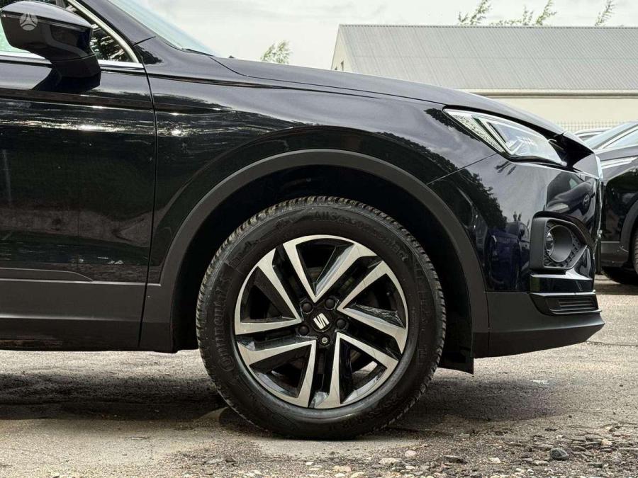 Black SEAT Tarraco 2021 in Vilnius, with an engine capacity of 1.50 L and mileage of 200 thousand km for 16990 €, photo 13 on AUTOMOTO.COM.LV