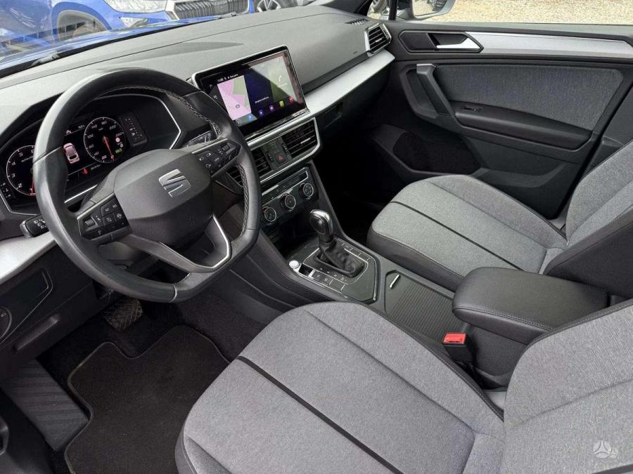 Black SEAT Tarraco 2021 in Vilnius, with an engine capacity of 1.50 L and mileage of 200 thousand km for 16990 €, photo 15 on AUTOMOTO.COM.LV