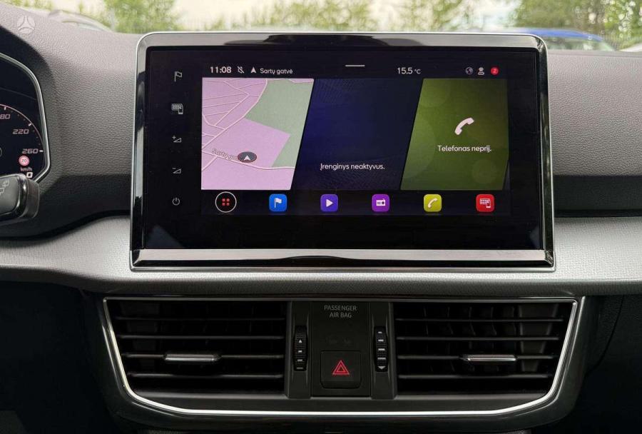 Black SEAT Tarraco 2021 in Vilnius, with an engine capacity of 1.50 L and mileage of 200 thousand km for 16990 €, photo 30 on AUTOMOTO.COM.LV