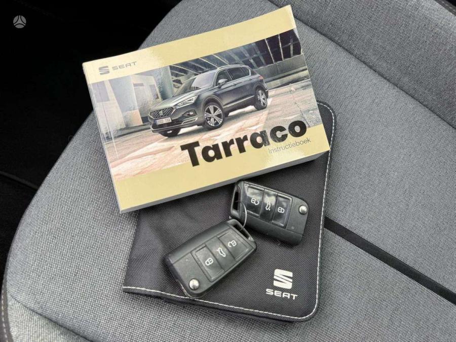 Black SEAT Tarraco 2021 in Vilnius, with an engine capacity of 1.50 L and mileage of 200 thousand km for 16990 €, photo 35 on AUTOMOTO.COM.LV