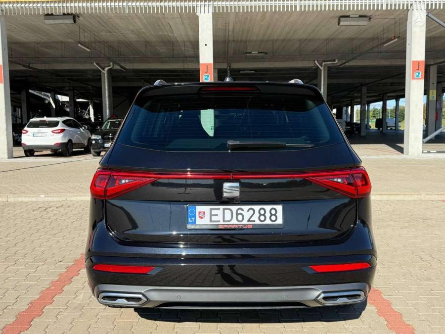 Black SEAT Tarraco 2021 in Vilnius, with an engine capacity of 1.40 L and mileage of 183 thousand km for 20000 €, photo 7 on AUTOMOTO.COM.LV
