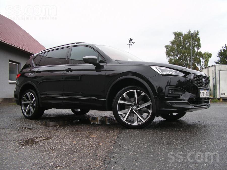 Melns SEAT Tarraco 2021 Rīga, ar dzinēja tilpumu 1.50 L un nobraukumu 0 tūkst. km par 21750 €, foto 1 vietnē AUTOMOTO.COM.LV