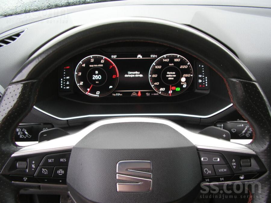 Melns SEAT Tarraco 2021 Rīga, ar dzinēja tilpumu 1.50 L un nobraukumu 0 tūkst. km par 21750 €, foto 19 vietnē AUTOMOTO.COM.LV