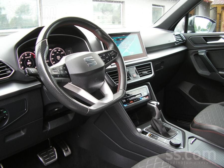 Melns SEAT Tarraco 2021 Rīga, ar dzinēja tilpumu 1.50 L un nobraukumu 0 tūkst. km par 21750 €, foto 20 vietnē AUTOMOTO.COM.LV