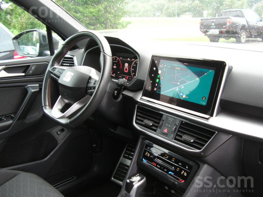 Melns SEAT Tarraco 2021 Rīga, ar dzinēja tilpumu 1.50 L un nobraukumu 0 tūkst. km par 21750 €, foto 29 vietnē AUTOMOTO.COM.LV