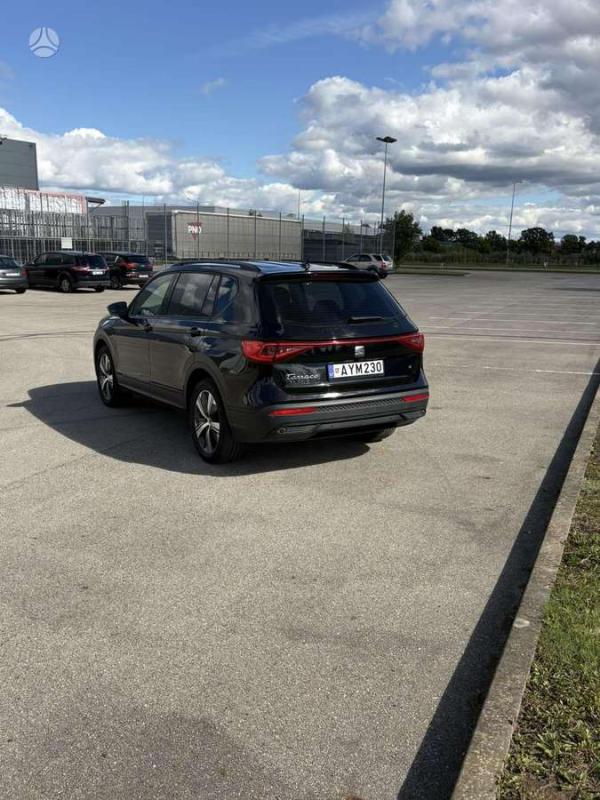 Black SEAT Tarraco 2021 in Panevezys, with an engine capacity of 1.97 L and mileage of 96 thousand km for 21500 €, photo 7 on AUTOMOTO.COM.LV