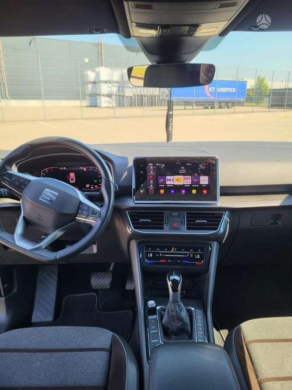 Black SEAT Tarraco 2021 in Panevezys, with an engine capacity of 1.97 L and mileage of 96 thousand km for 21500 €, photo 10 on AUTOMOTO.COM.LV