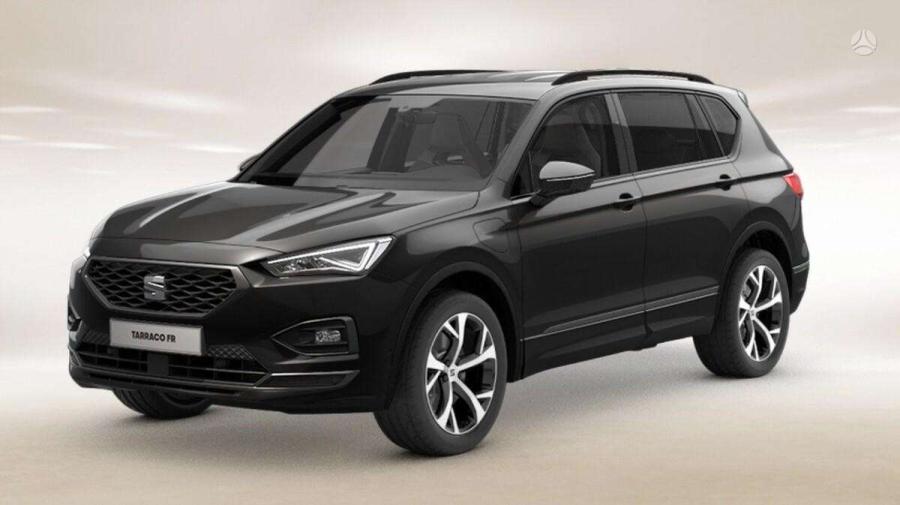 Black SEAT Tarraco 2022 in Vilnius, with an engine capacity of 1.40 L and mileage of 137 thousand km for 27850 €, photo 1 on AUTOMOTO.COM.LV
