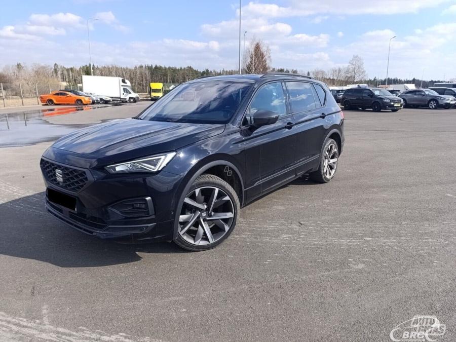 Melns SEAT Tarraco 2022 Avižieniai, ar dzinēja tilpumu 1.50 L un nobraukumu 177 tūkst. km par 23900 €, foto 1 vietnē AUTOMOTO.COM.LV