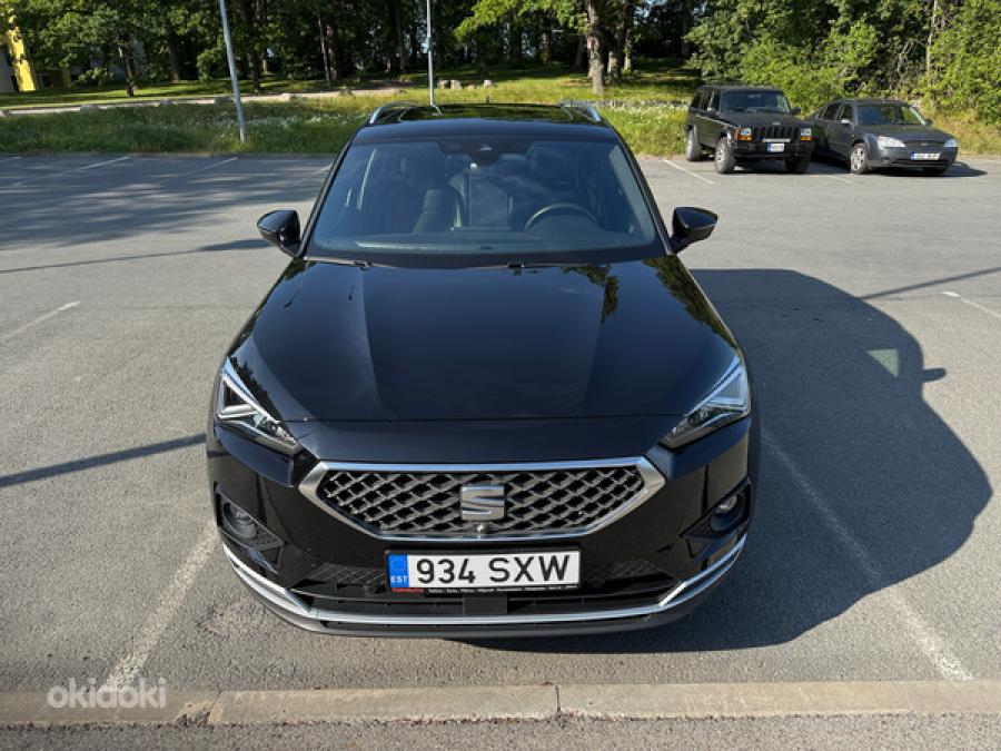 Black SEAT Tarraco 2022 in Tallinn, with an engine capacity of 2.00 L and mileage of 56 thousand km for 34000 €, photo 4 on AUTOMOTO.COM.LV