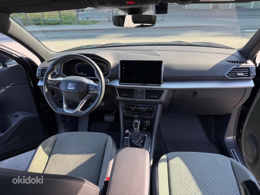 Black SEAT Tarraco 2022 in Tallinn, with an engine capacity of 2.00 L and mileage of 56 thousand km for 34000 €, photo 15 on AUTOMOTO.COM.LV