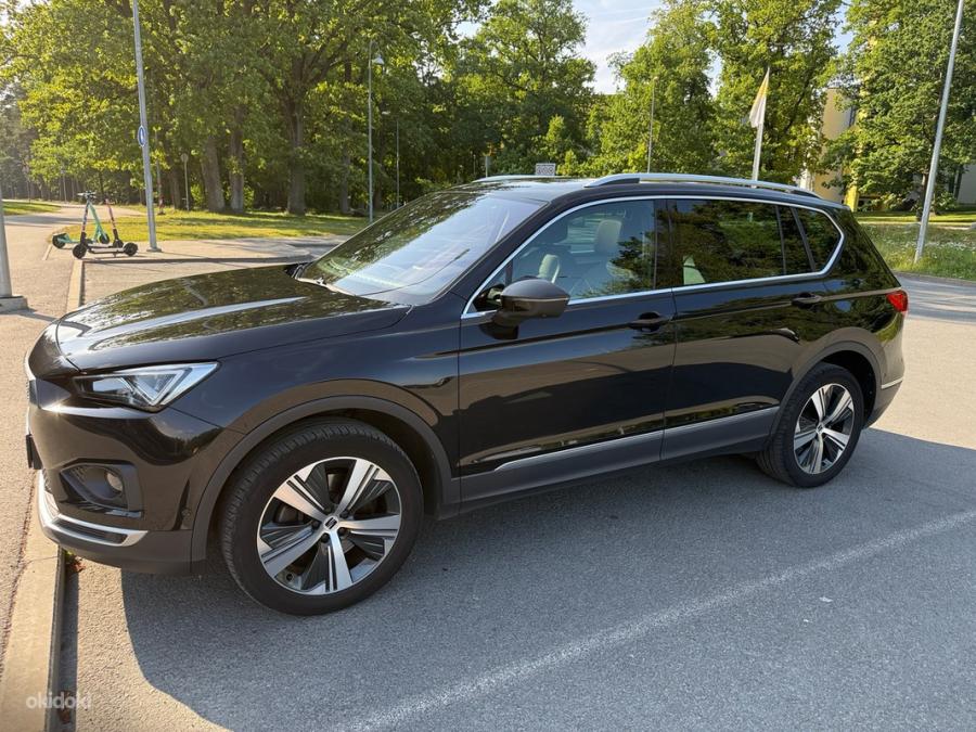 Black SEAT Tarraco 2022 in Tallinn, with an engine capacity of 2.00 L and mileage of 56 thousand km for 34000 €, photo 17 on AUTOMOTO.COM.LV