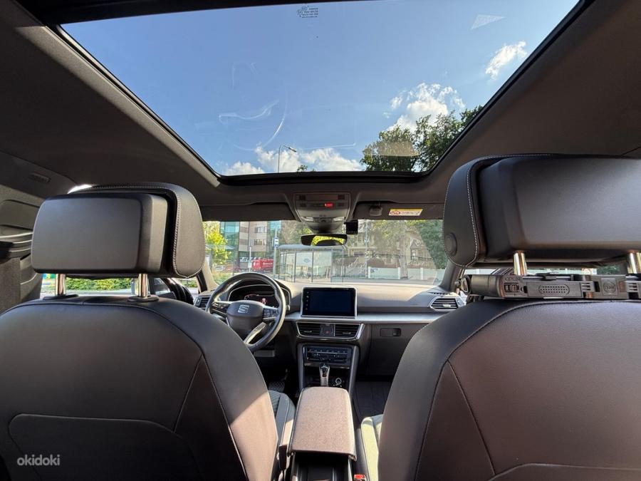 Black SEAT Tarraco 2022 in Tallinn, with an engine capacity of 2.00 L and mileage of 56 thousand km for 34000 €, photo 20 on AUTOMOTO.COM.LV