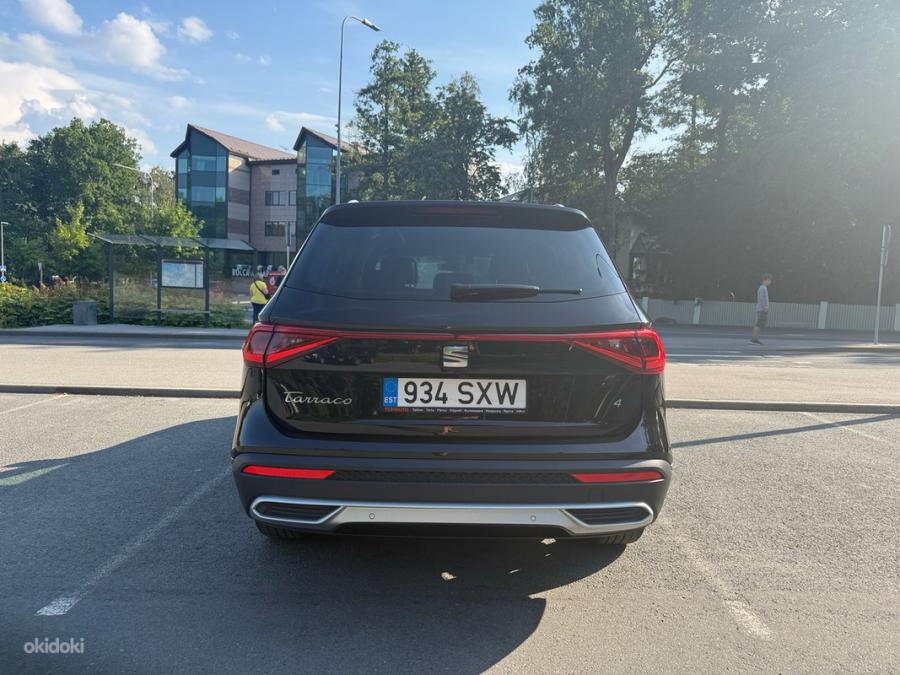 Black SEAT Tarraco 2022 in Tallinn, with an engine capacity of 2.00 L and mileage of 56 thousand km for 34000 €, photo 22 on AUTOMOTO.COM.LV