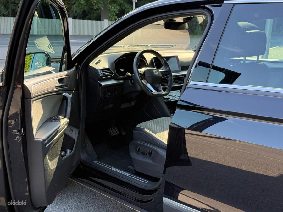 Black SEAT Tarraco 2022 in Tallinn, with an engine capacity of 2.00 L and mileage of 56 thousand km for 34000 €, photo 23 on AUTOMOTO.COM.LV