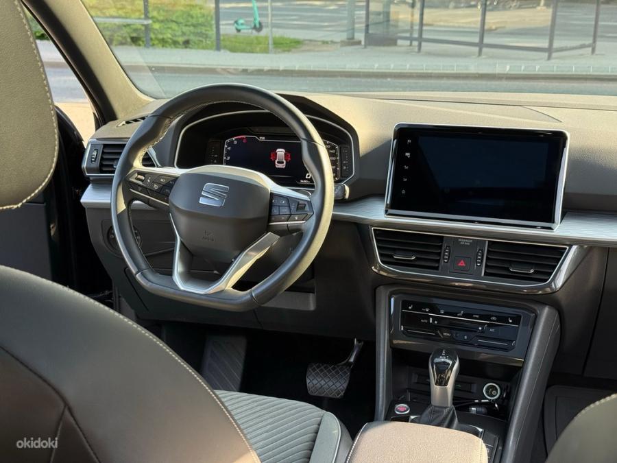 Black SEAT Tarraco 2022 in Tallinn, with an engine capacity of 2.00 L and mileage of 56 thousand km for 34000 €, photo 26 on AUTOMOTO.COM.LV