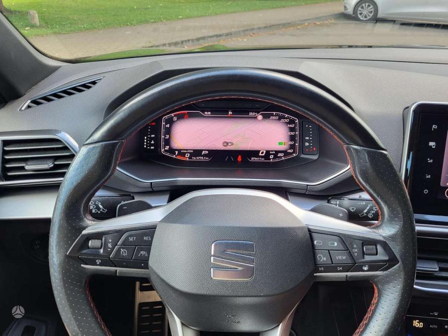 Black SEAT Tarraco 2022 in Taurage, with an engine capacity of 1.97 L and mileage of 274 thousand km for 17900 €, photo 12 on AUTOMOTO.COM.LV