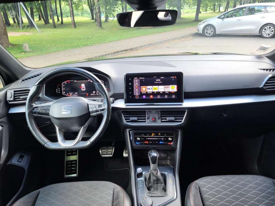 Black SEAT Tarraco 2022 in Taurage, with an engine capacity of 1.97 L and mileage of 274 thousand km for 17900 €, photo 20 on AUTOMOTO.COM.LV