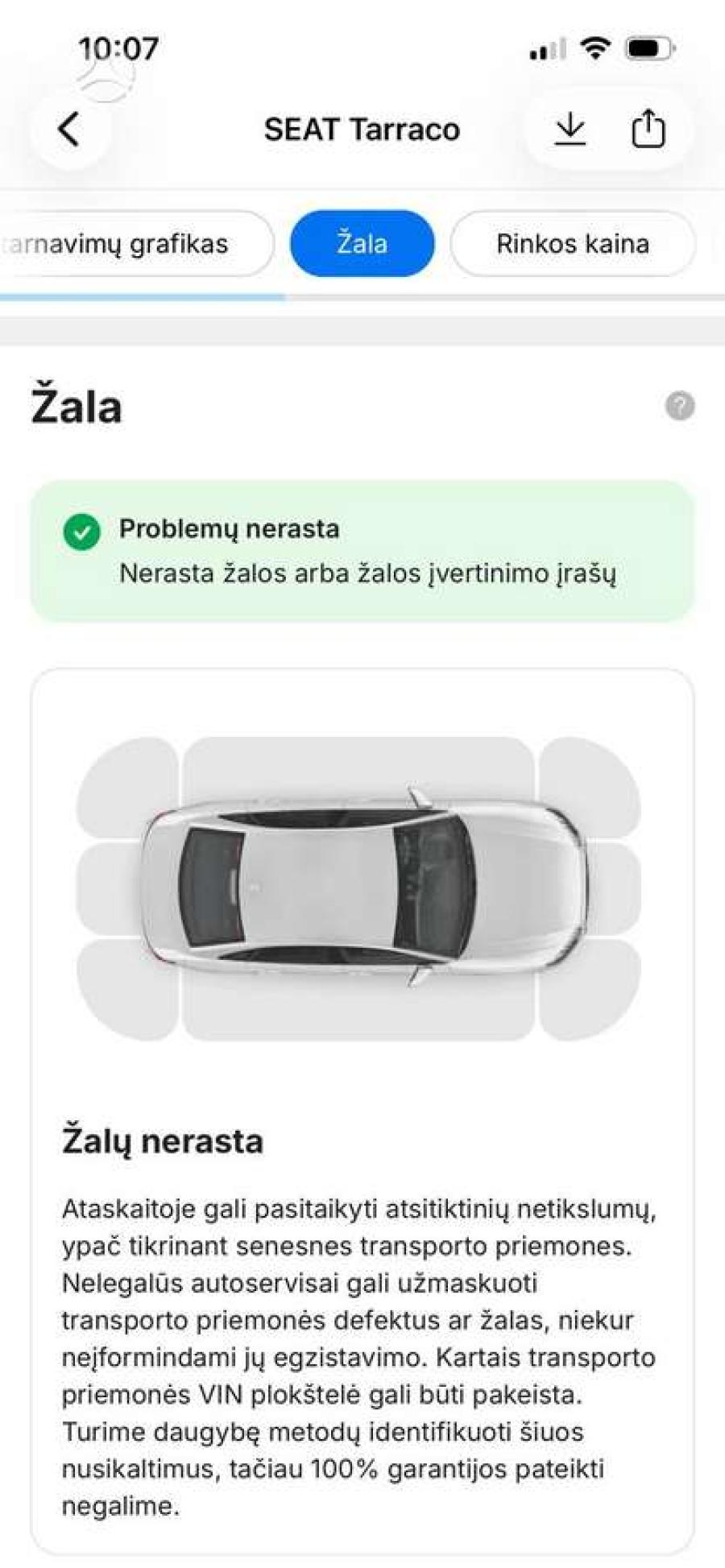 Black SEAT Tarraco 2022 in Taurage, with an engine capacity of 1.97 L and mileage of 274 thousand km for 17900 €, photo 27 on AUTOMOTO.COM.LV
