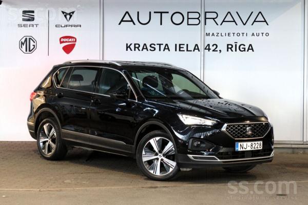 SEAT Tarraco 2022 in Riga on AUTOMOTO.COM.LV Black SEAT Tarraco 2022 in Riga, with an engine capacity of 2.00 L and mileage of 140 thousand km for 20990 €, photo 4 on AUTOMOTO.COM.LV