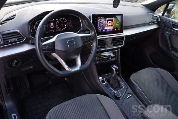 SEAT Tarraco 2022 in Riga on AUTOMOTO.COM.LV Black SEAT Tarraco 2022 in Riga, with an engine capacity of 2.00 L and mileage of 140 thousand km for 20990 €, photo 10 on AUTOMOTO.COM.LV