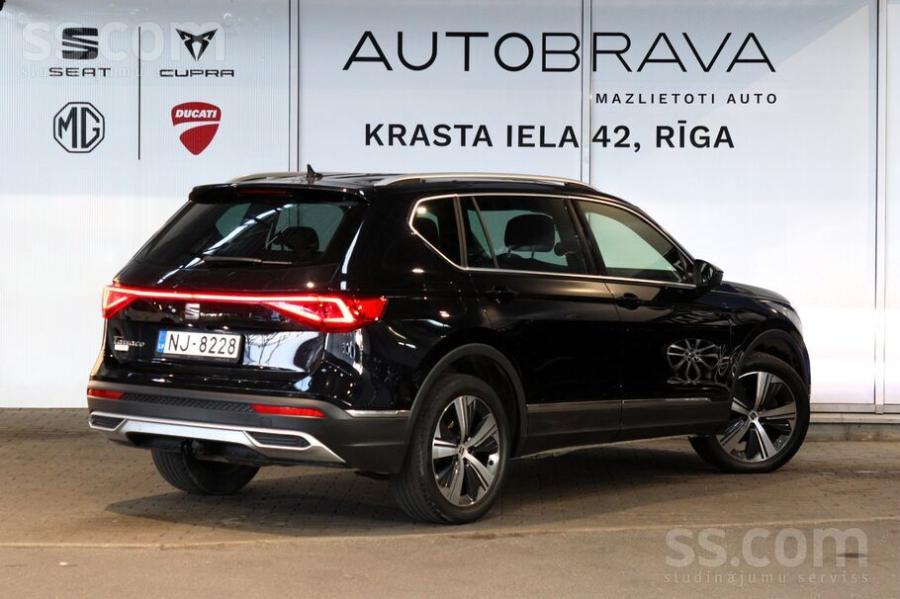 Melns SEAT Tarraco 2022 Rīga, ar dzinēja tilpumu 2.00 L un nobraukumu 140 tūkst. km par 20990 €, foto 9 vietnē AUTOMOTO.COM.LV