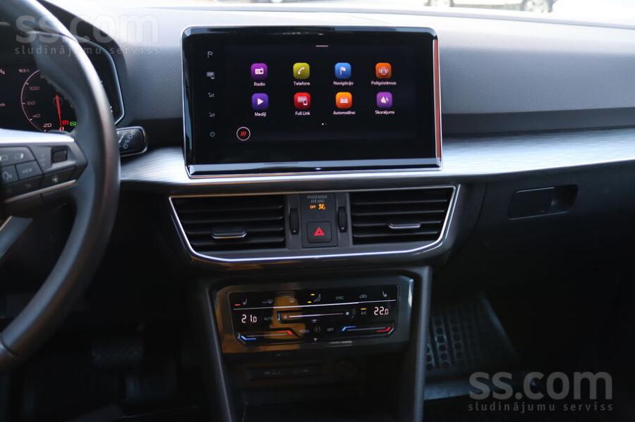Melns SEAT Tarraco 2022 Rīga, ar dzinēja tilpumu 2.00 L un nobraukumu 140 tūkst. km par 20990 €, foto 13 vietnē AUTOMOTO.COM.LV