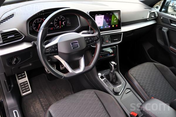 Black SEAT Tarraco 2023 in Riga, with an engine capacity of 2.00 L and mileage of 71 thousand km for 30990 €, photo 9 on AUTOMOTO.COM.LV