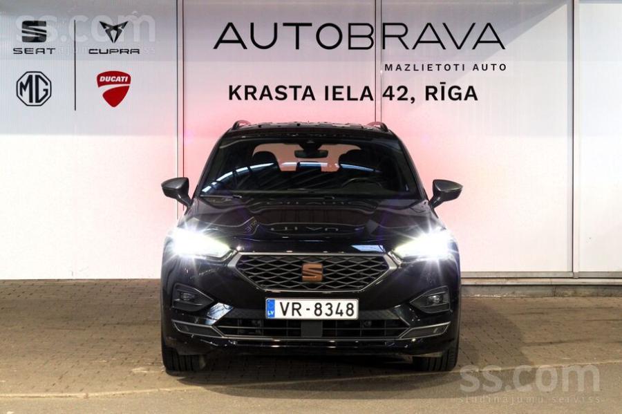Черный Сеат Tarraco 2023 в Рига, объемом двигателя 2.00 л и пробегом 71 тыс. км за 29990 €, фото 3 на AUTOMOTO.COM.LV