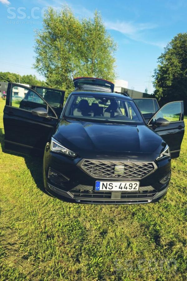 Melns SEAT Tarraco 2023 Rīga, ar dzinēja tilpumu 2.00 L un nobraukumu 33 tūkst. km par 28990 €, foto 6 vietnē AUTOMOTO.COM.LV