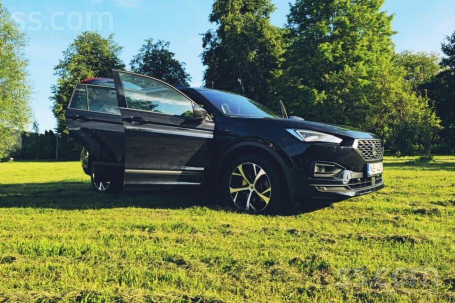 Melns SEAT Tarraco 2023 Rīga, ar dzinēja tilpumu 2.00 L un nobraukumu 33 tūkst. km par 28990 €, foto 9 vietnē AUTOMOTO.COM.LV
