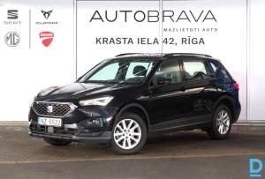 Melns SEAT Tarraco 2024 Rīga, ar dzinēja tilpumu 1.50 L un nobraukumu 33 tūkst. km par 28490 €, foto  vietnē AUTOMOTO.COM.LV