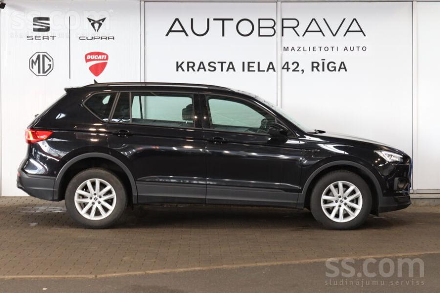 Черный Сеат Tarraco 2024 в Рига, объемом двигателя 1.50 л и пробегом 33 тыс. км за 26490 €, фото 6 на AUTOMOTO.COM.LV