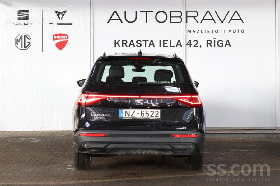 Черный Сеат Tarraco 2024 в Рига, объемом двигателя 1.50 л и пробегом 33 тыс. км за 26490 €, фото 8 на AUTOMOTO.COM.LV