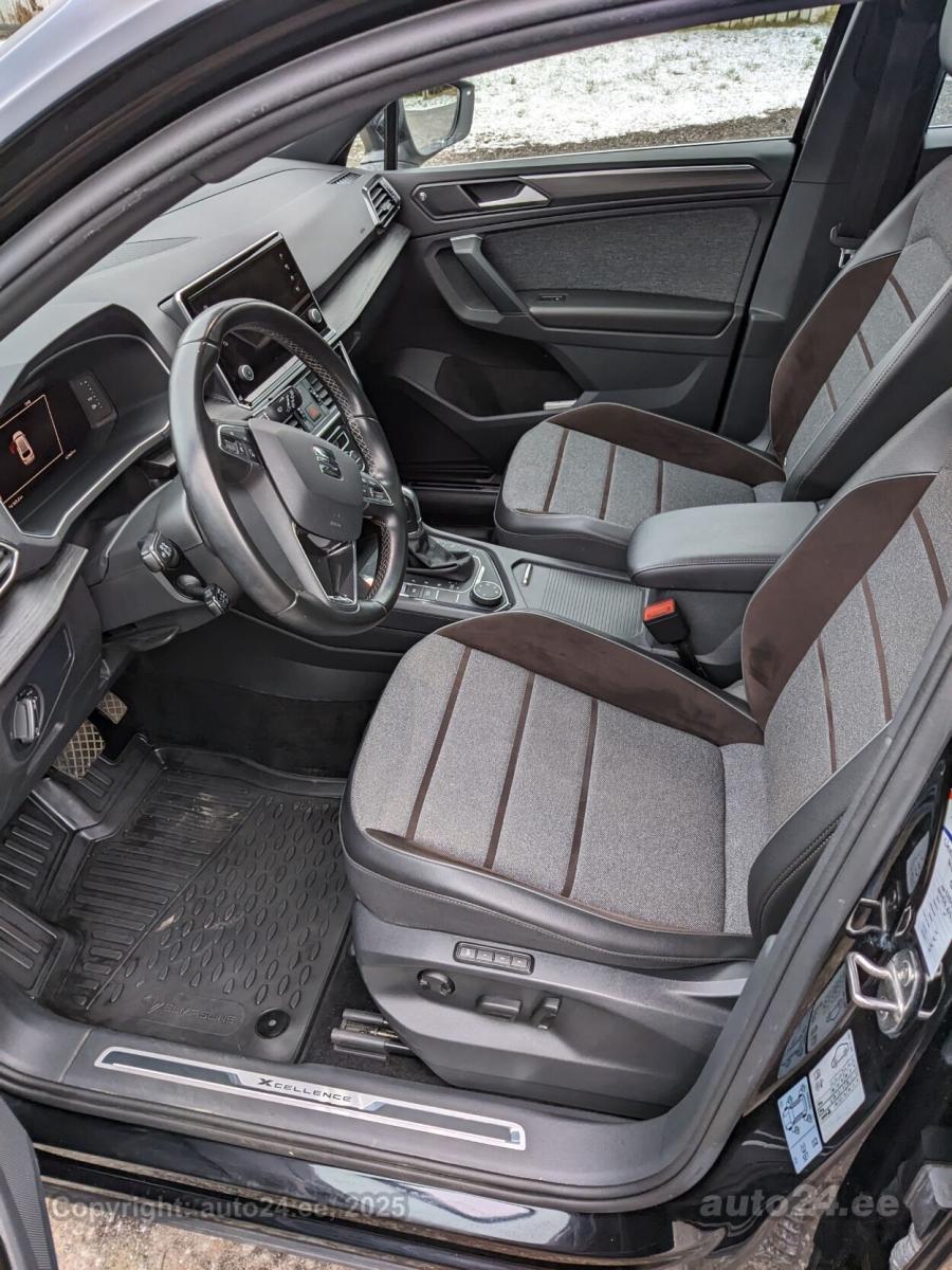 Melns SEAT Tarraco 2019 Tallina, ar dzinēja tilpumu 2.00 L un nobraukumu 128 tūkst. km par 24900 €, foto 6 vietnē AUTOMOTO.COM.LV