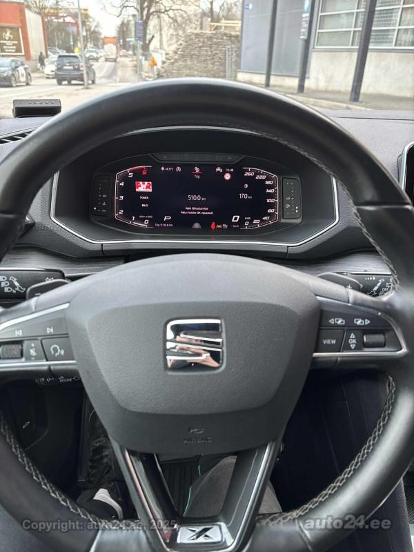 Black SEAT Tarraco 2019 in Tallinn, with an engine capacity of 2.00 L and mileage of 128 thousand km for 24900 €, photo 10 on AUTOMOTO.COM.LV