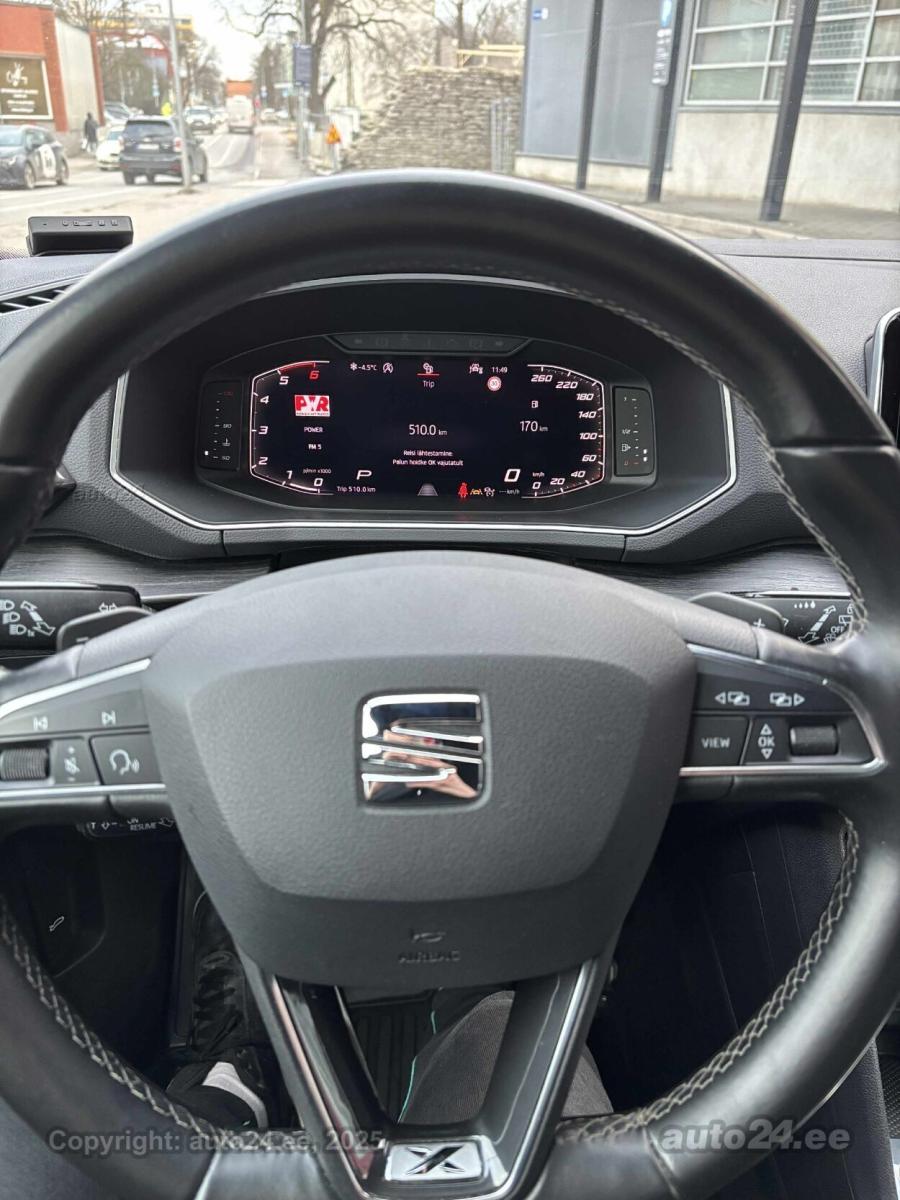 Melns SEAT Tarraco 2019 Tallina, ar dzinēja tilpumu 2.00 L un nobraukumu 128 tūkst. km par 24900 €, foto 10 vietnē AUTOMOTO.COM.LV