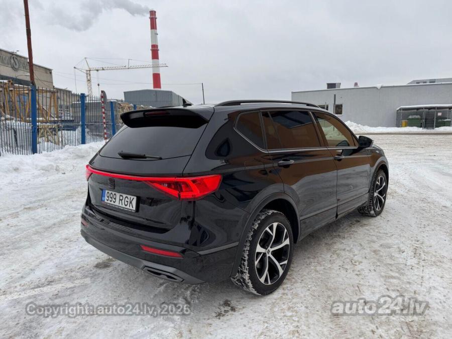 Black SEAT Tarraco 2023 in Tallinn, with an engine capacity of 2.00 L and mileage of 43 thousand km for 36800 €, photo 7 on AUTOMOTO.COM.LV