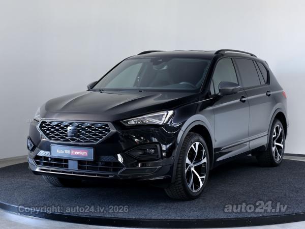 Black SEAT Tarraco 2023 in Tallinn, with an engine capacity of 1.98 L and mileage of 44 thousand km for 33900 €, photo 1 on AUTOMOTO.COM.LV
