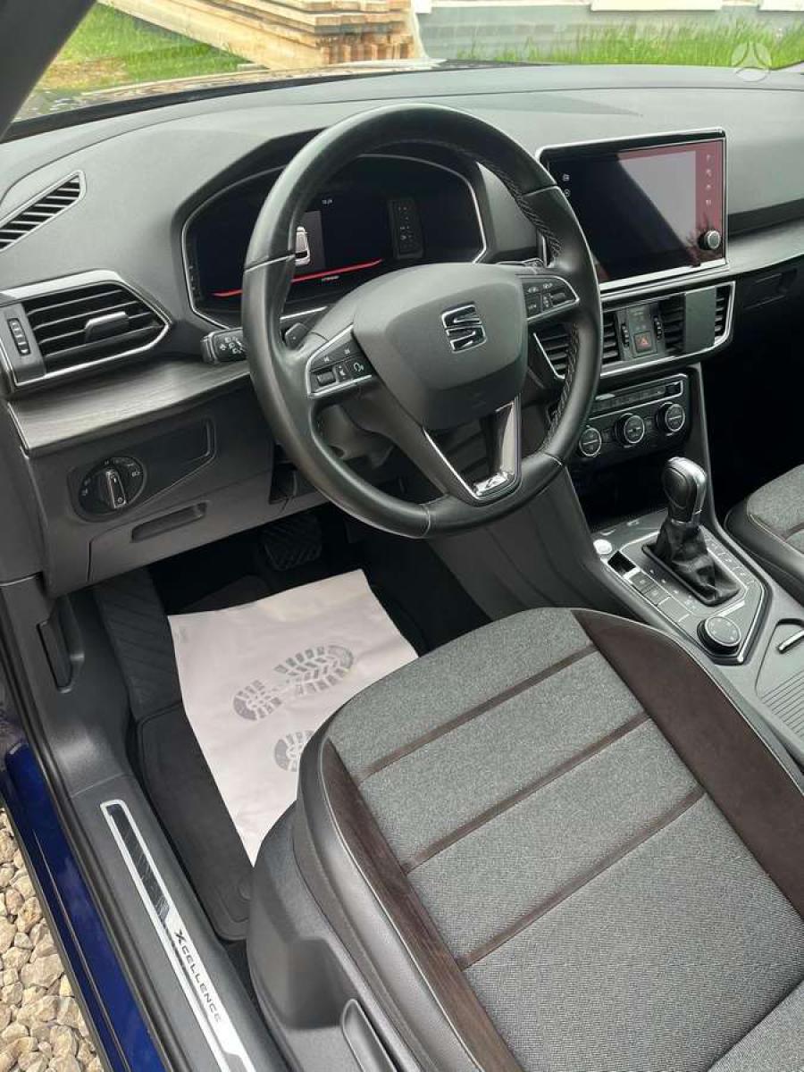 Blue SEAT Tarraco 2019 in Vilnius, with an engine capacity of 1.97 L and mileage of 178 thousand km for 16600 €, photo 1 on AUTOMOTO.COM.LV
