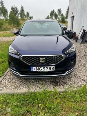 Blue SEAT Tarraco 2019 in Vilnius, with an engine capacity of 1.97 L and mileage of 178 thousand km for 16600 €, photo 4 on AUTOMOTO.COM.LV