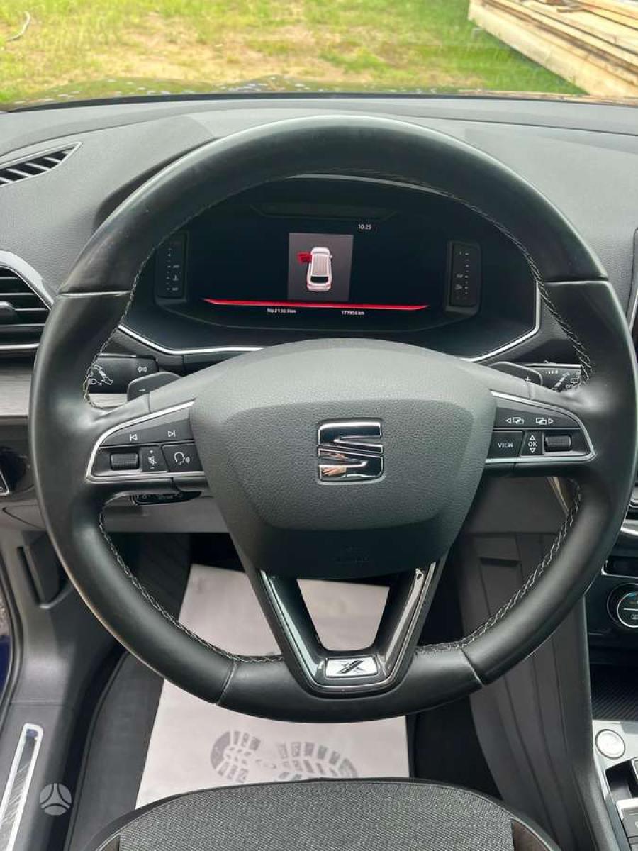 Blue SEAT Tarraco 2019 in Vilnius, with an engine capacity of 1.97 L and mileage of 178 thousand km for 16600 €, photo 15 on AUTOMOTO.COM.LV