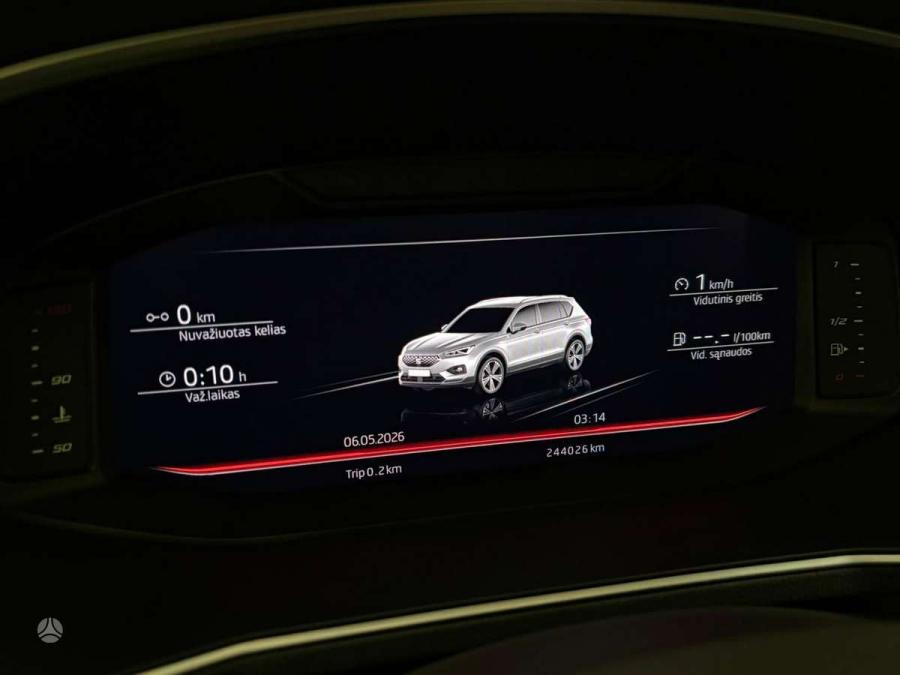 Blue SEAT Tarraco 2019 in Marijampole, with an engine capacity of 1.97 L and mileage of 245 thousand km for 15750 €, photo 17 on AUTOMOTO.COM.LV