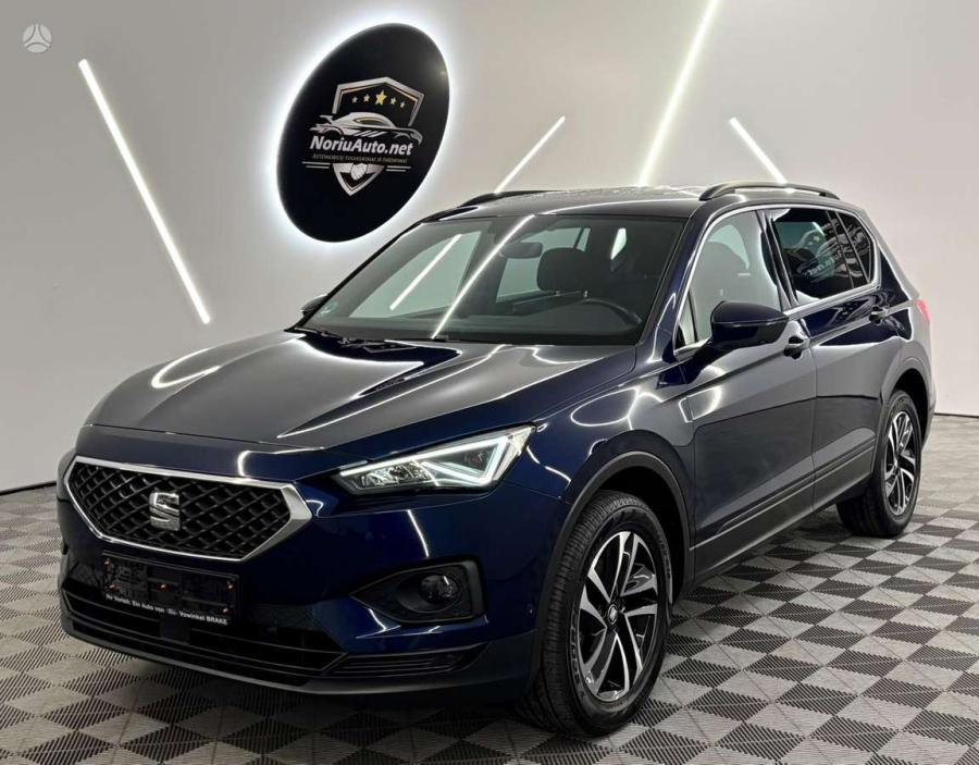 Blue SEAT Tarraco 2019 in Marijampole, with an engine capacity of 1.97 L and mileage of 245 thousand km for 15750 €, photo 18 on AUTOMOTO.COM.LV